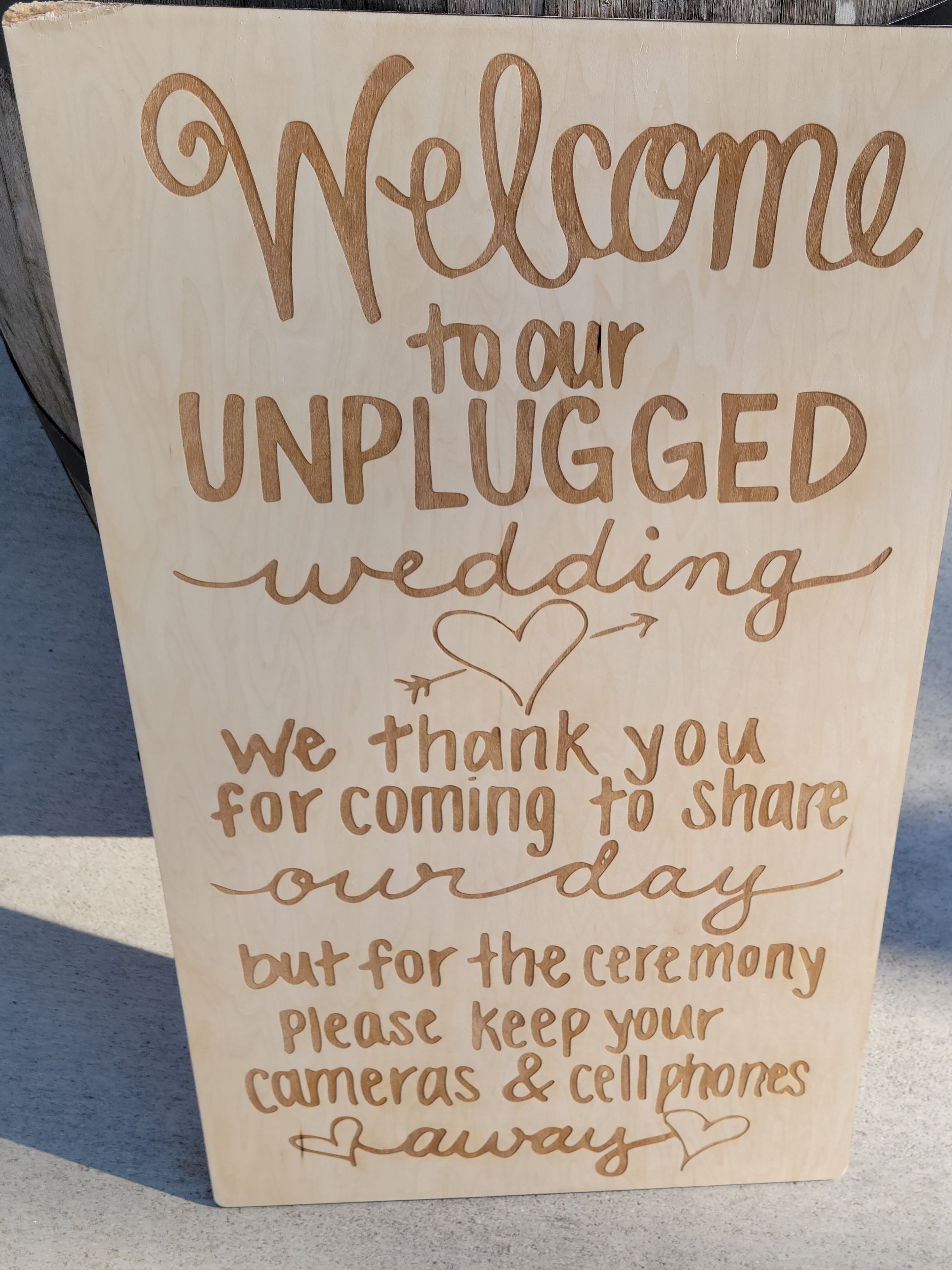 Custom Engraved Wooden Sign | Owen Originals